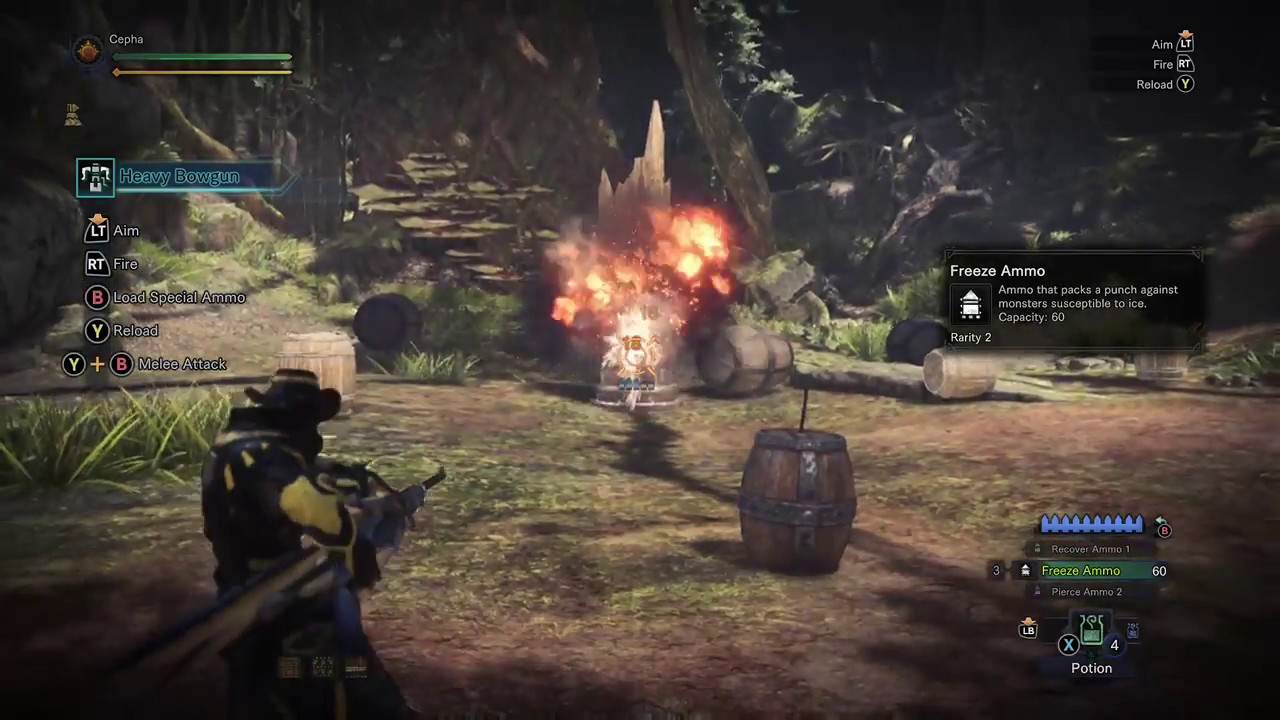 MHW Shattercryst and Ammo Showcase - YouTube