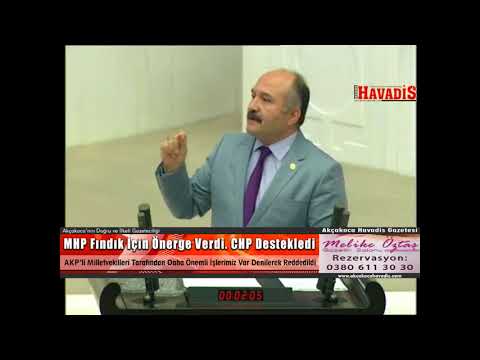 MHP'nin Fındık Önergesi AKP’li Vekillerce Red Edildi
