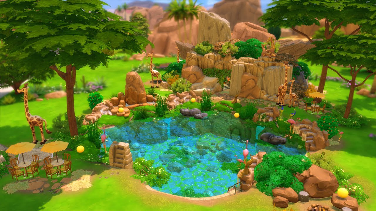The Watering Hole | The Disney Save #126 | Sims 4 Save File Speed Build ...