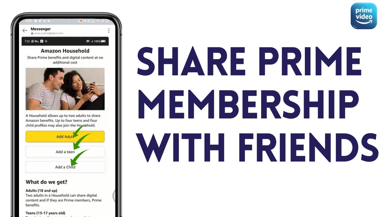 Share Amazon Prime Account Membership With Friends 2024 - YouTube