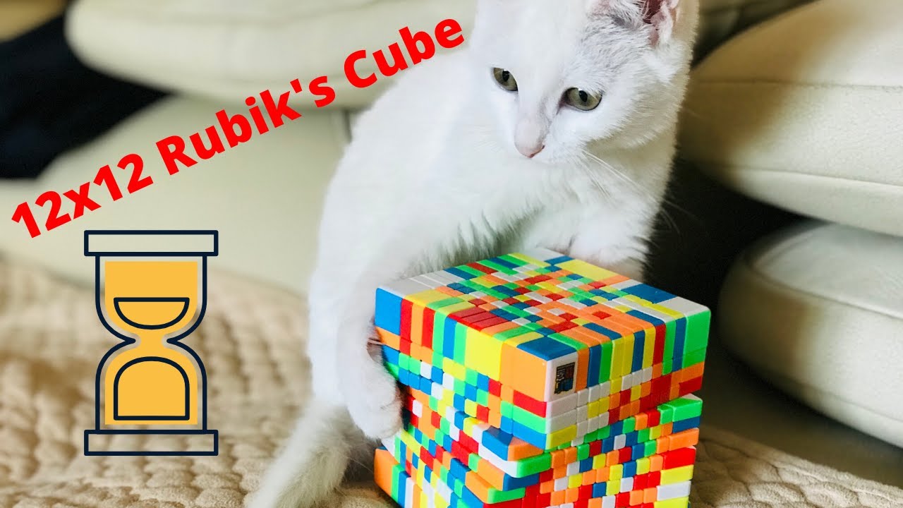 12x12 Rubik’s Cube Solved in 1:19:34.47 (Time Lapse) - YouTube