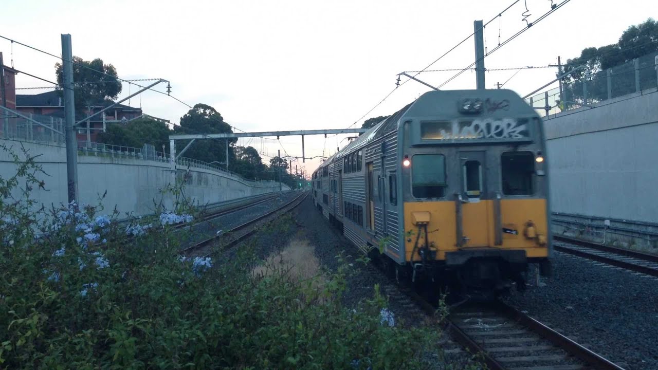 Sydney Trains: K79+K85 & A23 Arriving & Departing Riverwood - YouTube