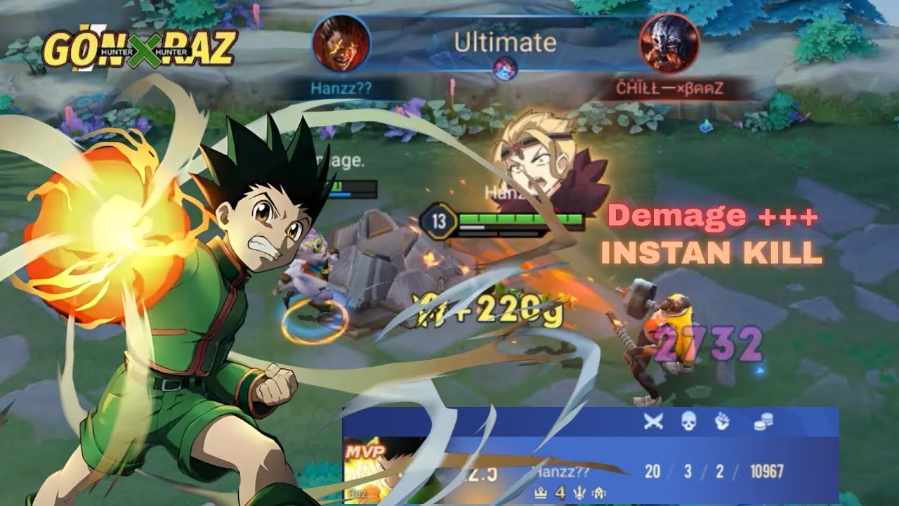 Raz x Gon - Instan Kill | Arena Of Valor X HunterxHunter - YouTube