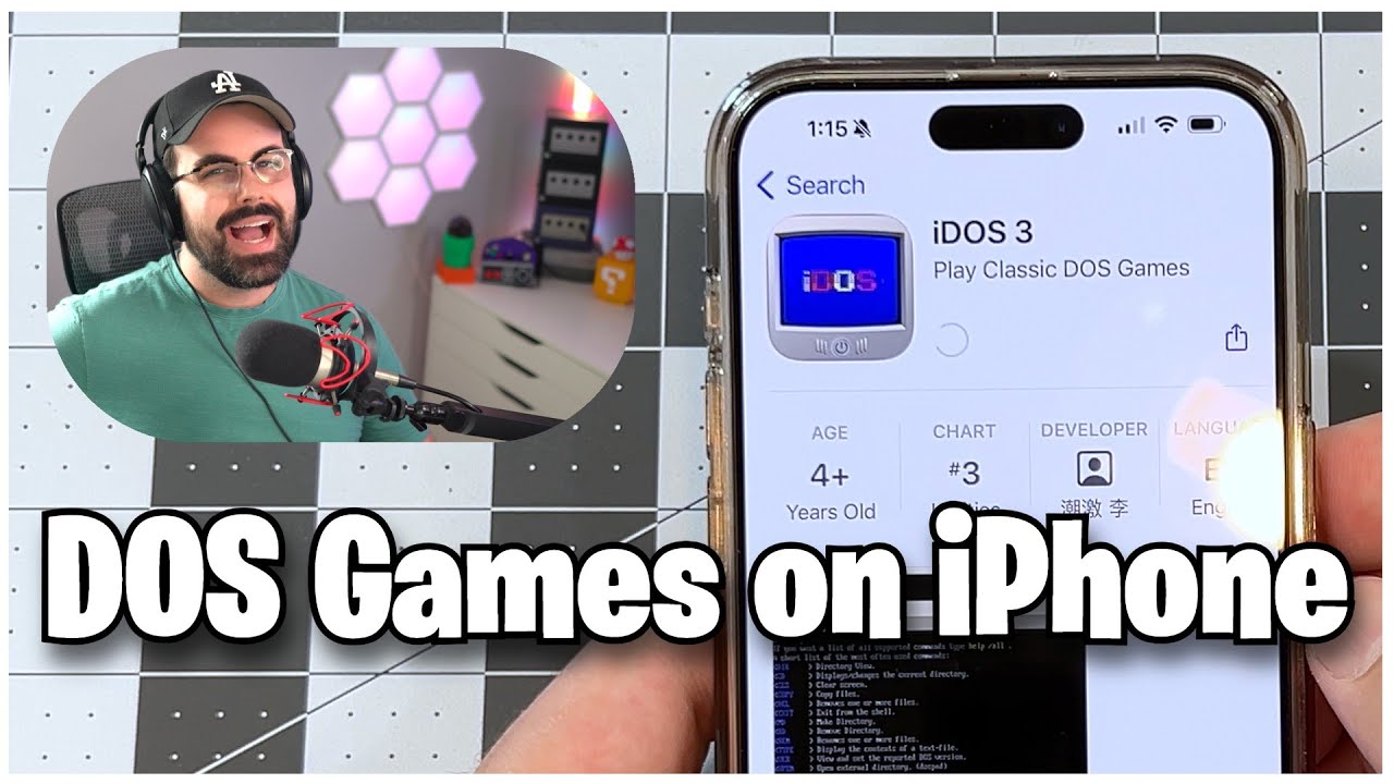 Play DOS Games on iPhone: iDos 3 Tutorial - YouTube