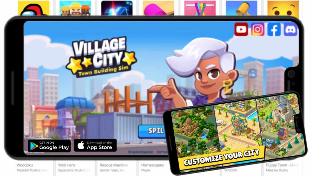 Village City Town Building Sim Game #4 (Android/IOS) - YouTube