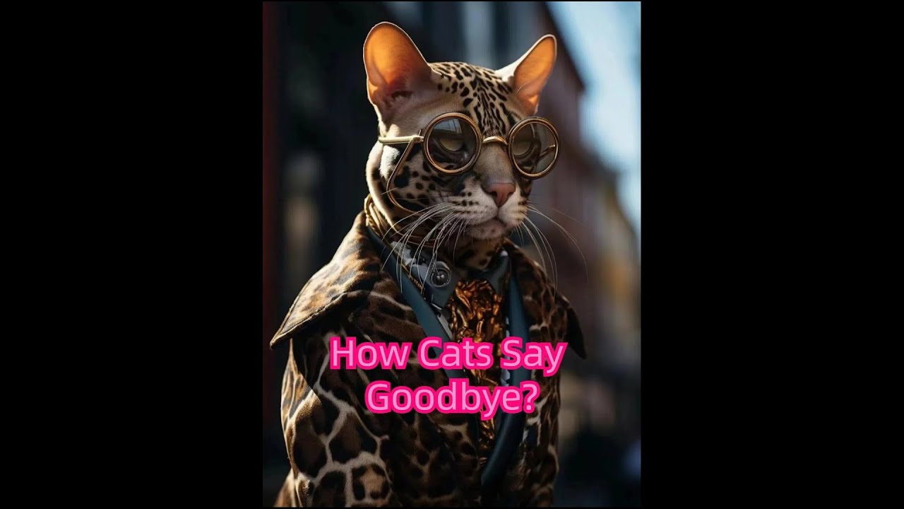 How Cats Say Goodbye - YouTube