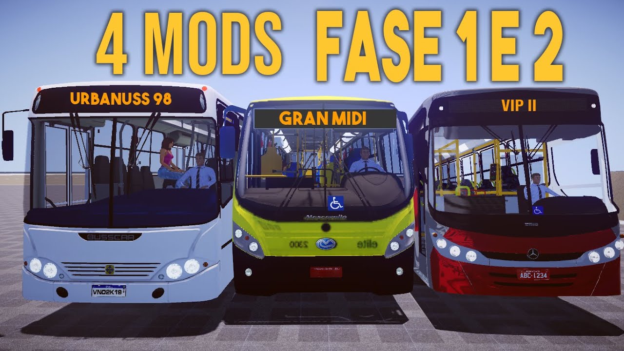 [Proton Bus Simulator/Road] Lançamento de 4 Novos Mods Fase 1&2 ...