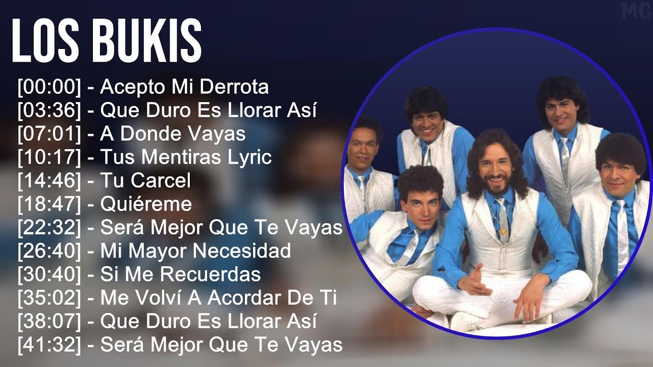Los Bukis 2025 MIX Greatest Hits Playlist - Acepto Mi Derrota, Que Duro ...