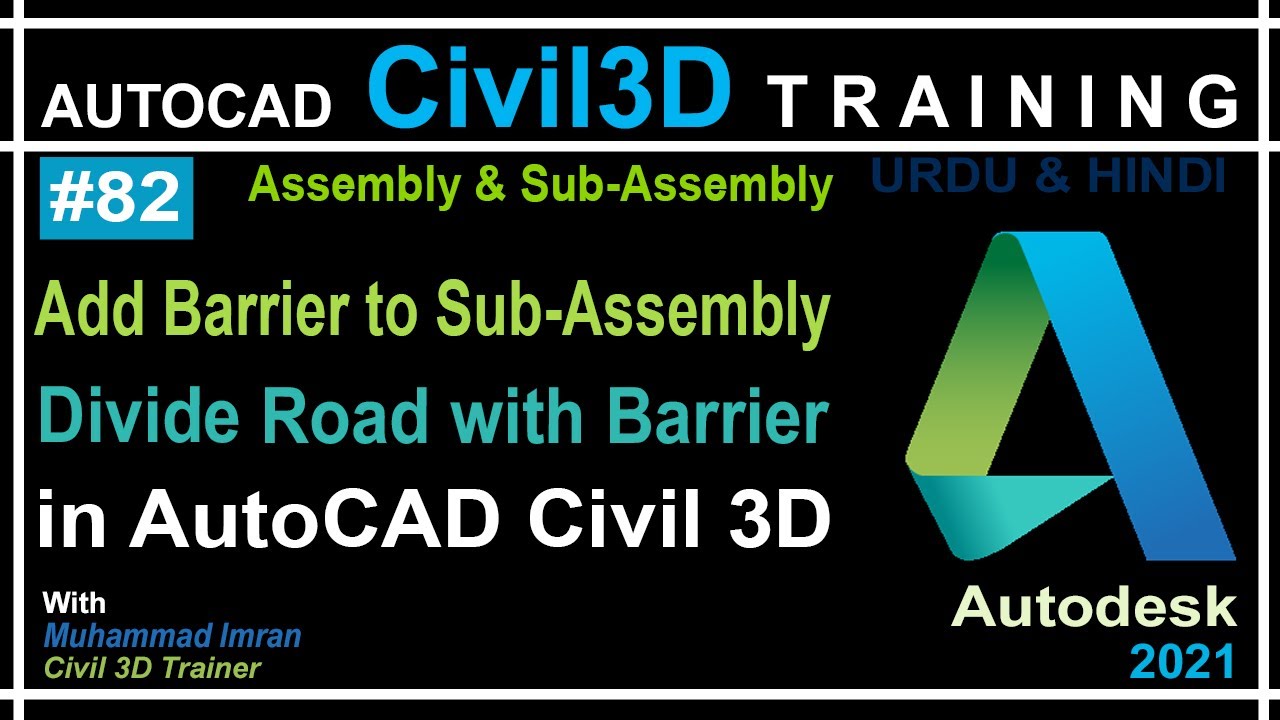 How to Add Barrier in Sub-Assembly in AutoCAD Civil 3D | AutoCAD in ...