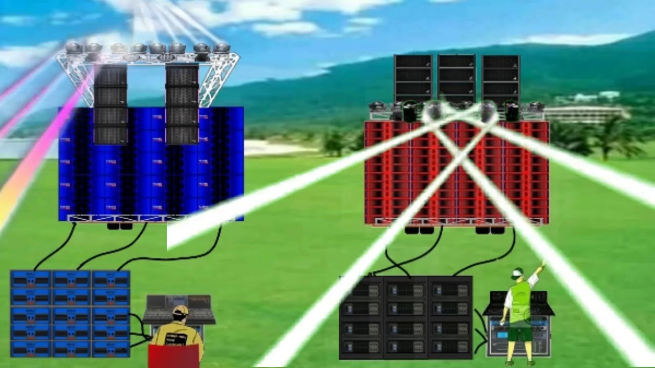 Animasi sound system Battle - YouTube