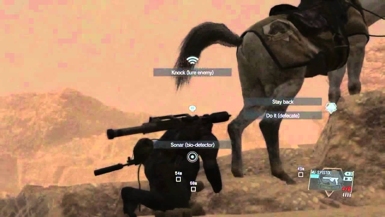 How to camouflage Big Boss with D-Horse's poop. - YouTube