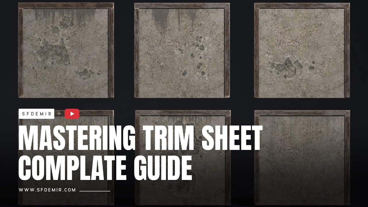 Mastering Trim Sheets - Complete Guide to Game-Ready Assets (Part 2 ...