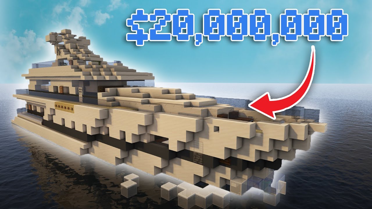 I built a Yacht in Minecraft! - YouTube