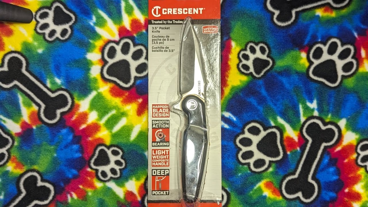 Crescent Tools Pocket Knife Unboxing & First Impressions - YouTube