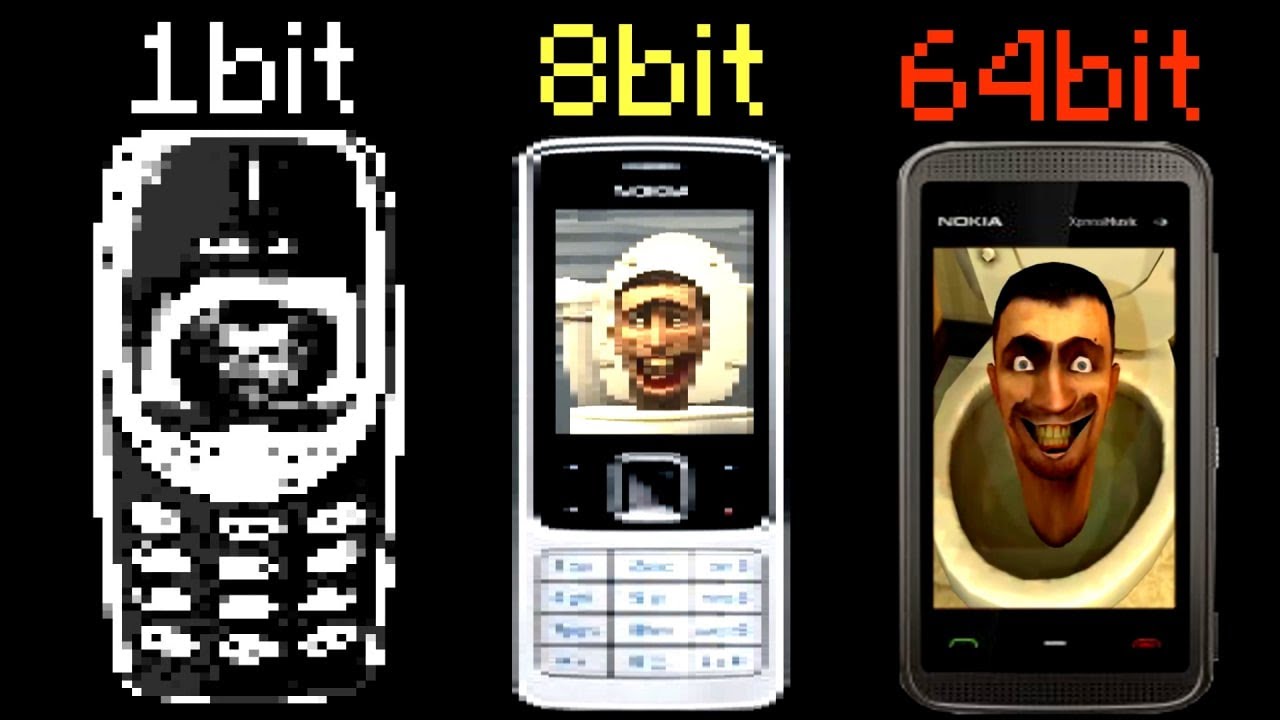 nokia x - Skibidi Toilet everytime with more bits - YouTube