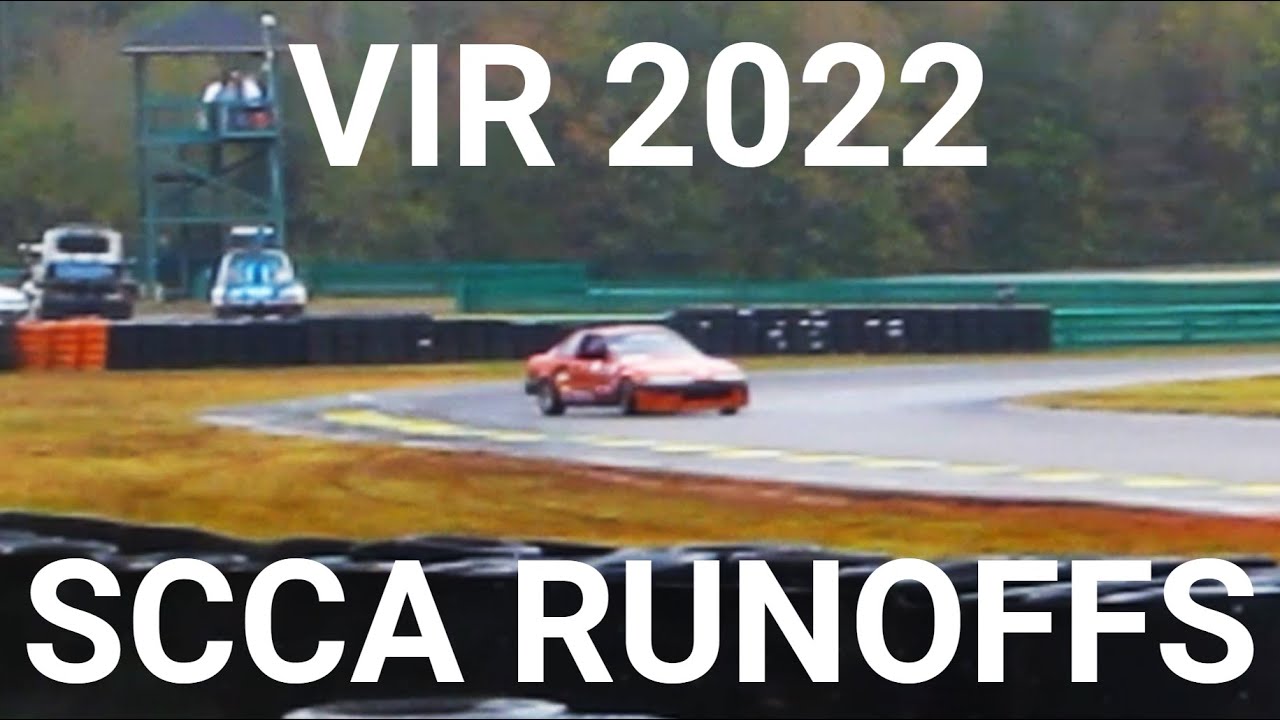 VIR 2022 SCCA RUNOFFS | POV AND COMMENTARY FROM CORNERS 3 AND 4 - YouTube