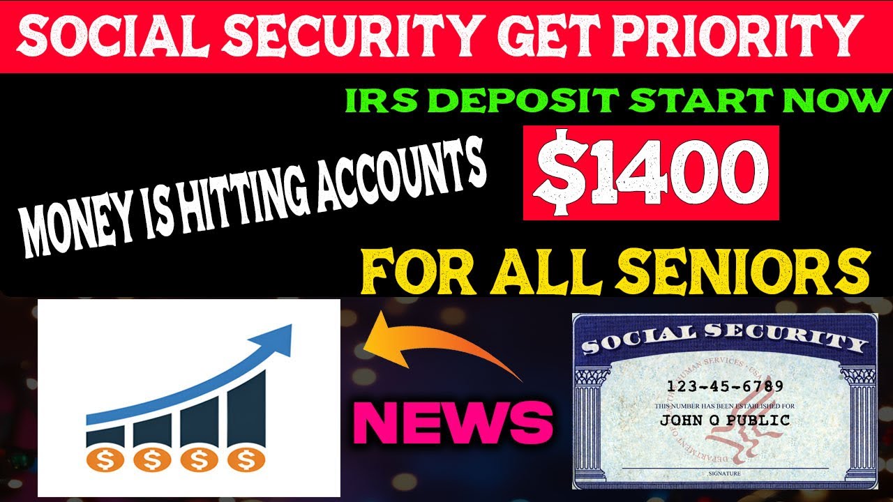 Seniors Get $1400 Stimulus! IRS Confirms Direct Deposits for Social ...