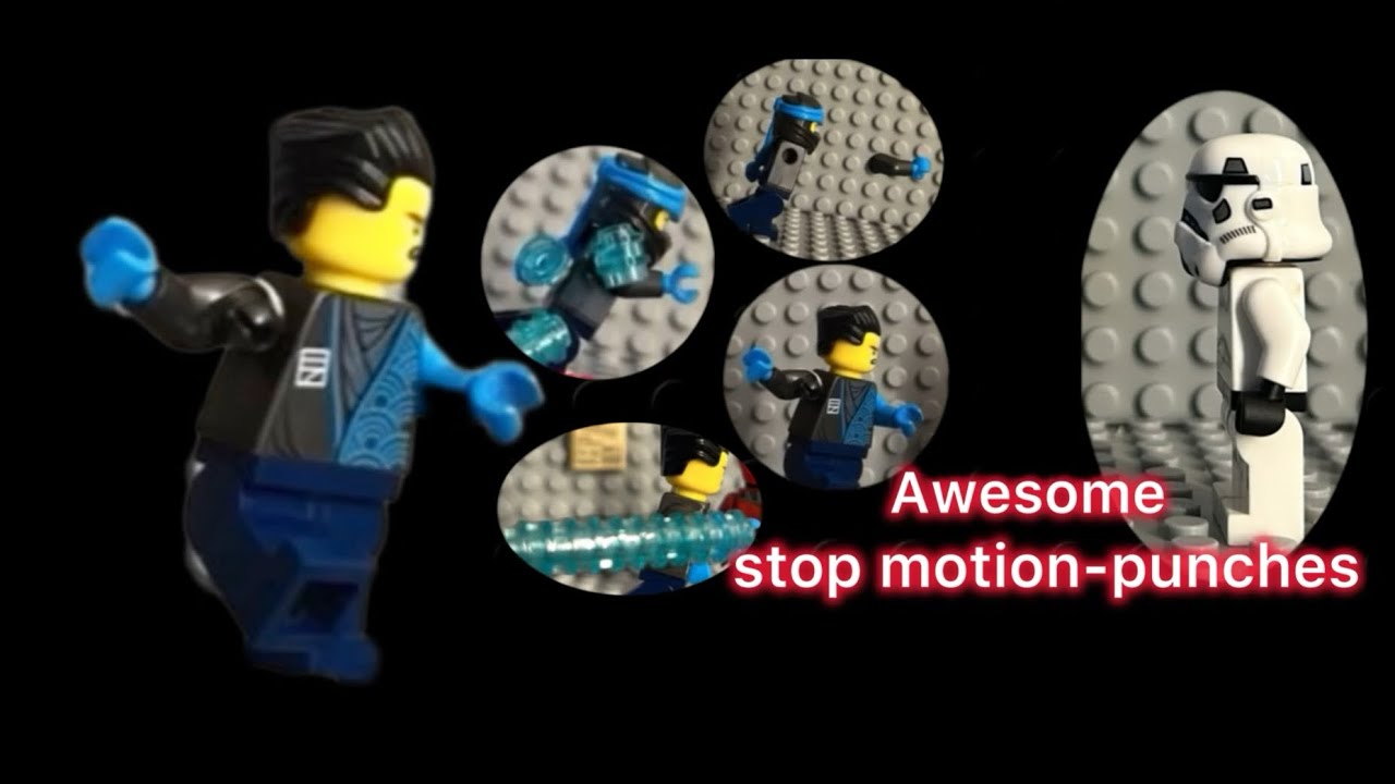 Animate awesome but easy punches (in stop motion) #legostopmotion - YouTube