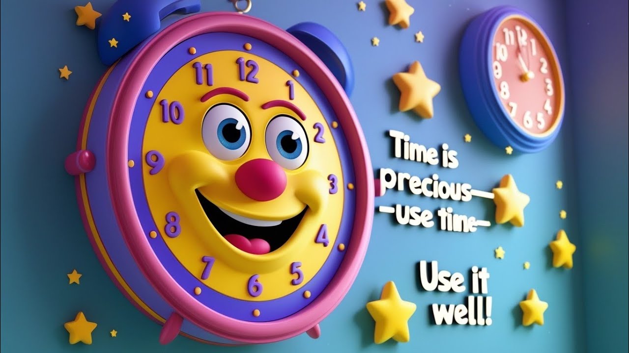 ⏰ The Tick-Tock Clock - A Fun Time-Telling Adventure! 🕰️#kidssong # ...