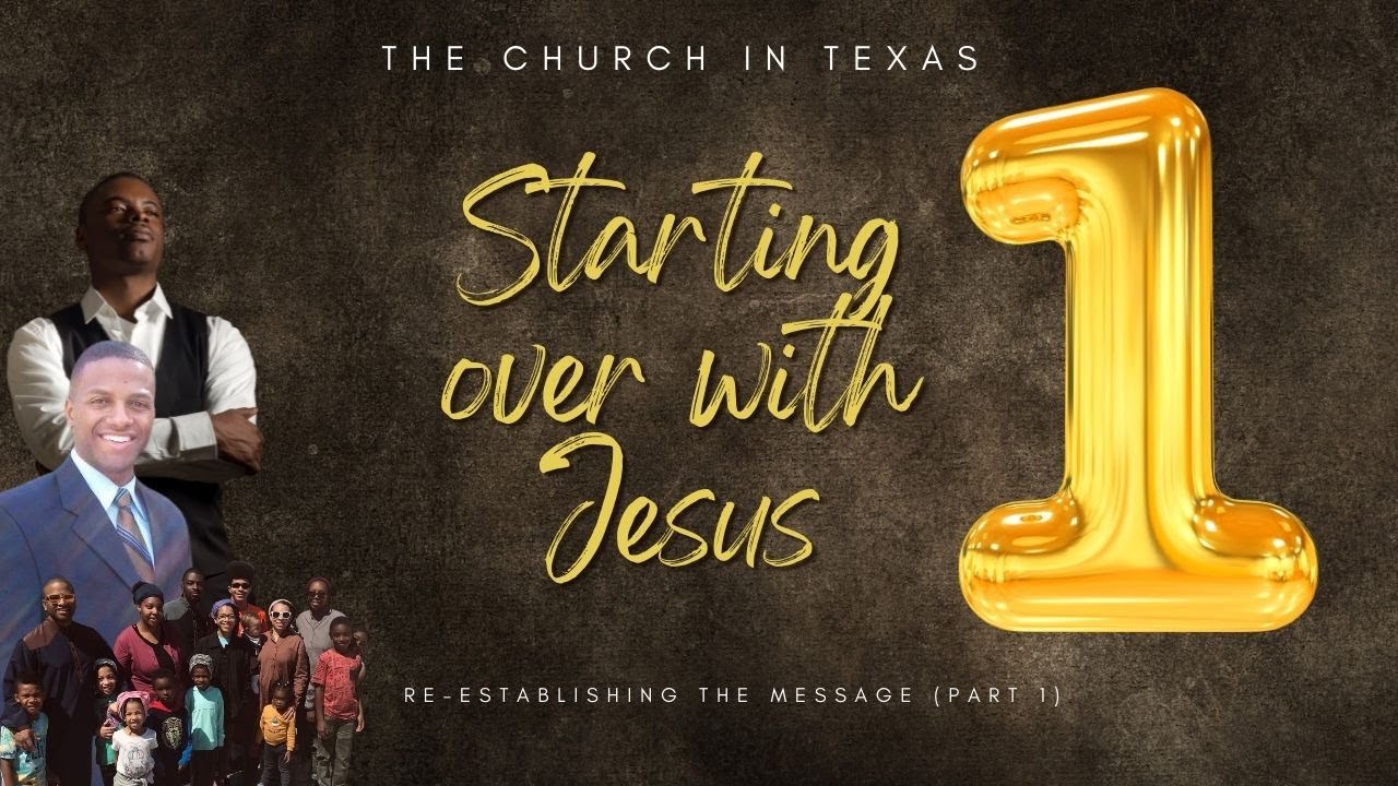 Starting Over with Jesus: Re-establishing THE MESSAGE - YouTube
