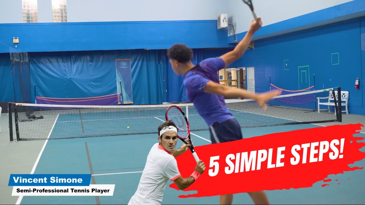 How To Hit A One Handed Backhand In 5 SIMPLE Steps - YouTube