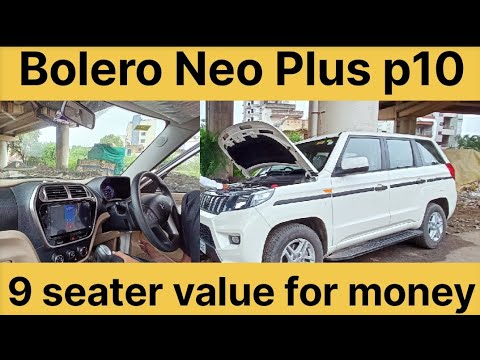 Bolero Neo plus p10 9 seater value for money family car 🚗 full review ...