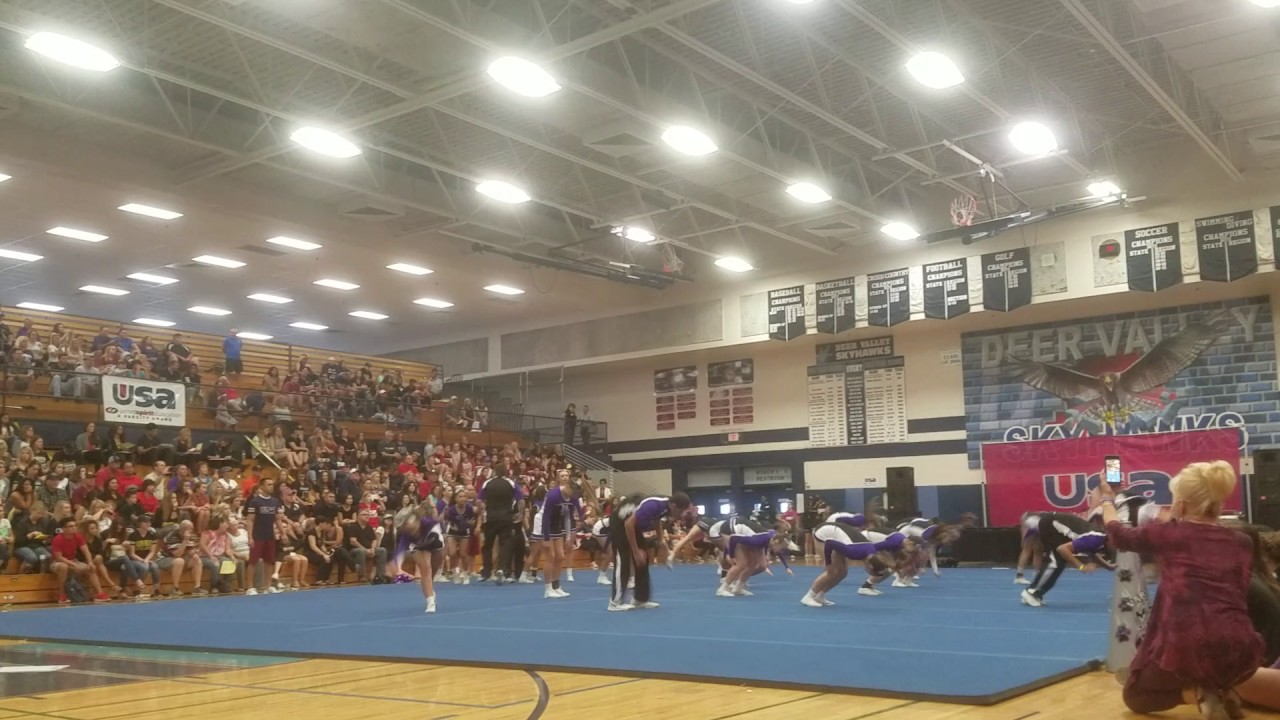 Millennium HS Cheer Competition 2016 - YouTube