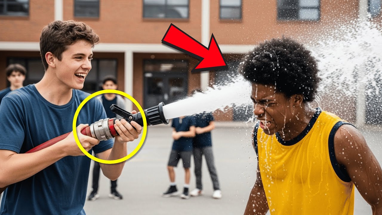 BULANGIU ATACĂ UN BĂIAT NEGRU CU FURTUNA, NESȘTIIND CĂ ERA BOXER - YouTube