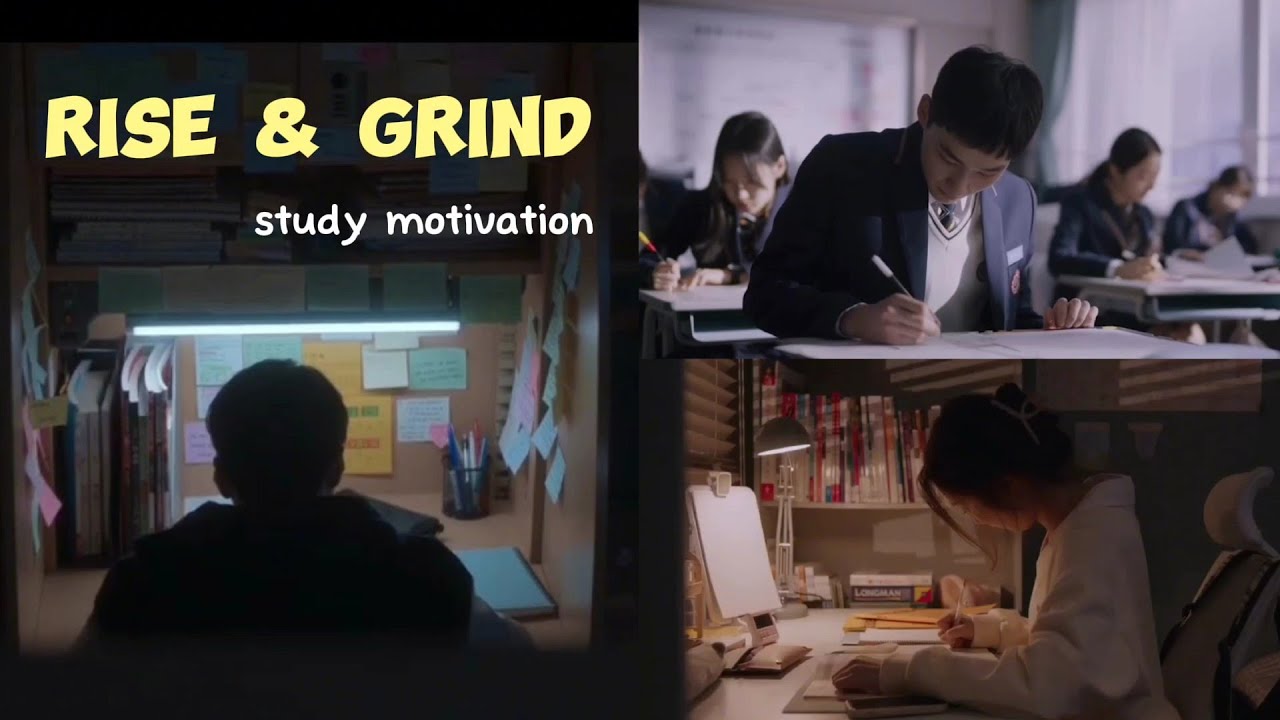 Rise & Grind ( kdrama study motivation) - YouTube