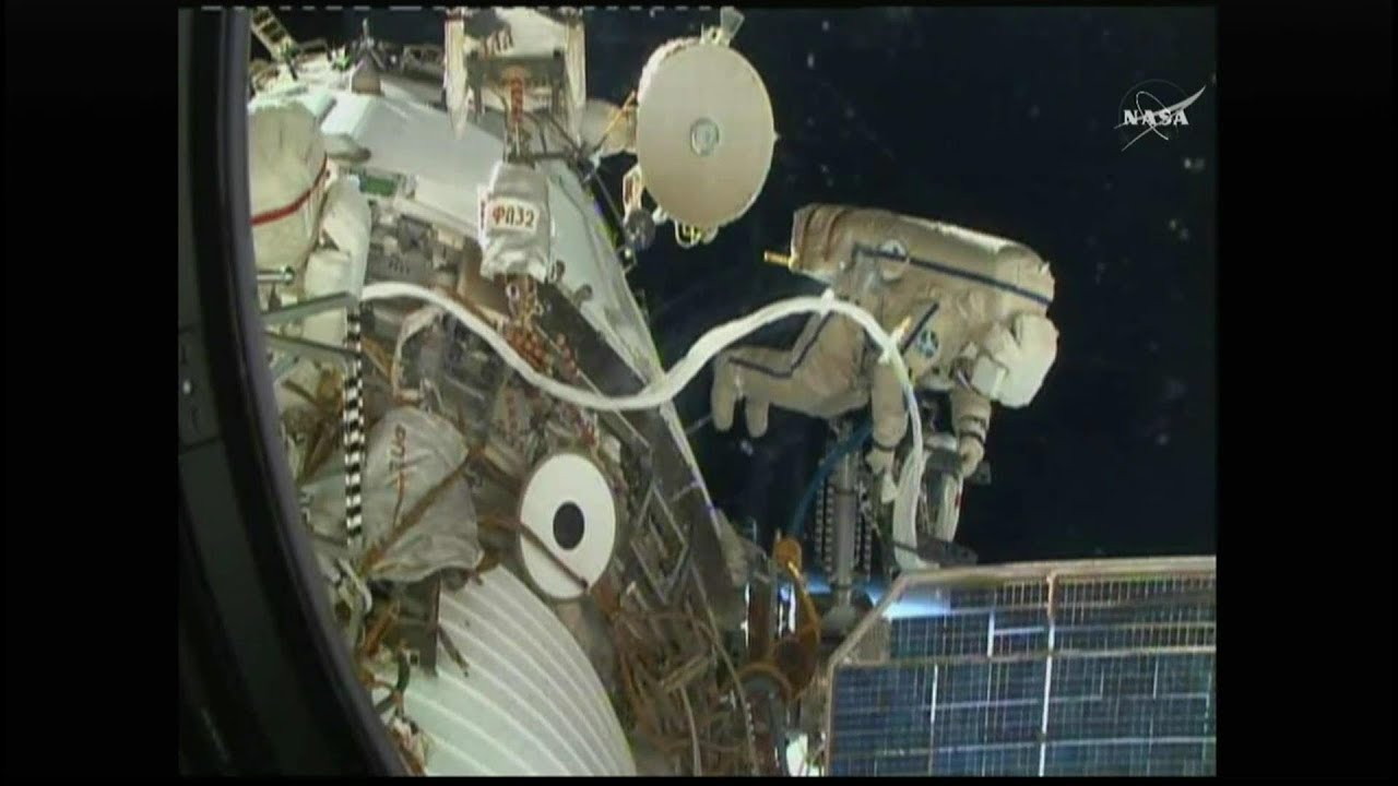 International Space Station Russian EVA 45 (time lapse) - YouTube