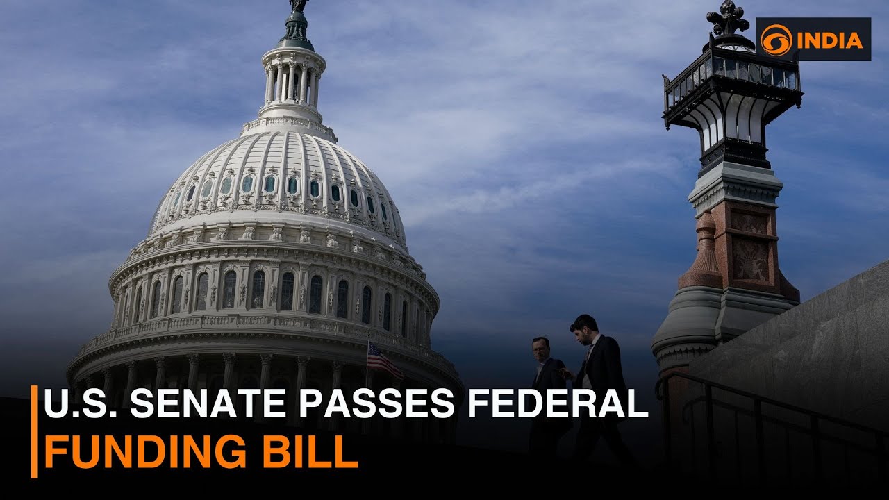 U.S. Senate passes federal funding bill - YouTube