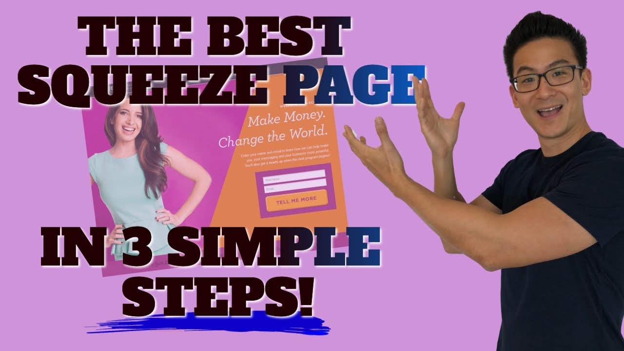 How To Create A Squeeze Page In 3 Simple Steps (50% High Conversions ...