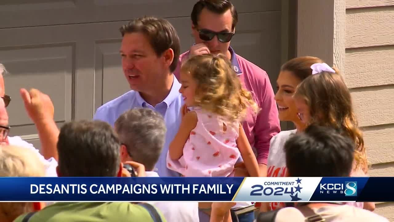 Family becomes regular part of Ron DeSantis' campaign - YouTube