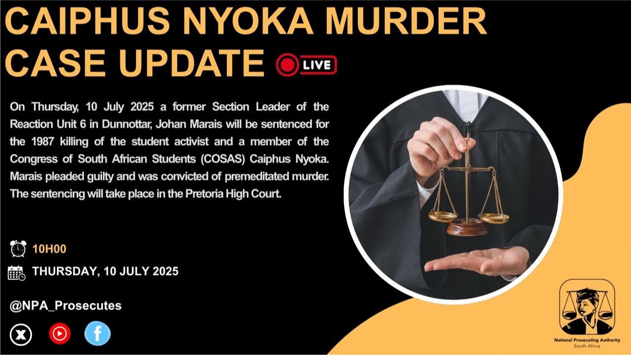 Caiphus Nyoka Murder Case Sentencing - YouTube
