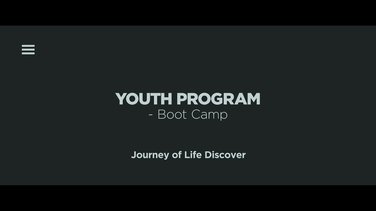 YOUTH PROGRAM - BOOTCAMP - YouTube