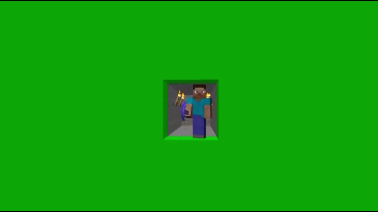 Steve falling off green screen meme - YouTube