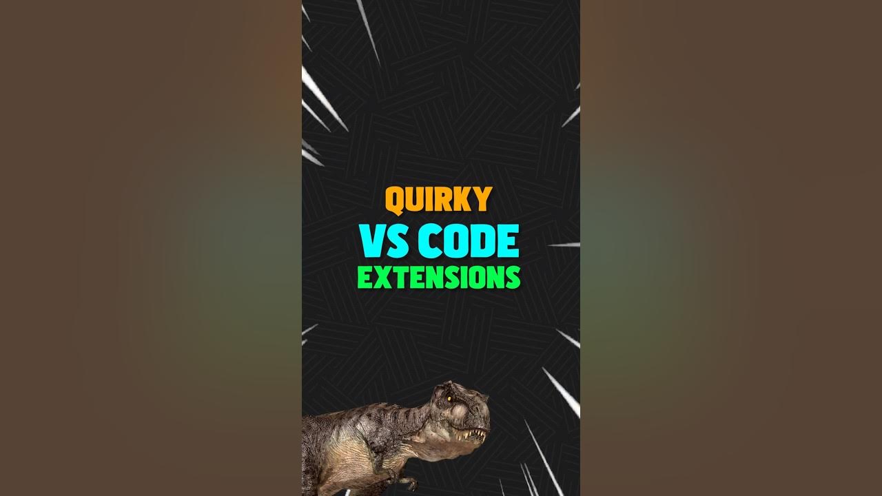 Quirky Vs Code Extension Vscode Html Css3 Programming Coder Webdevelopment Python Youtube