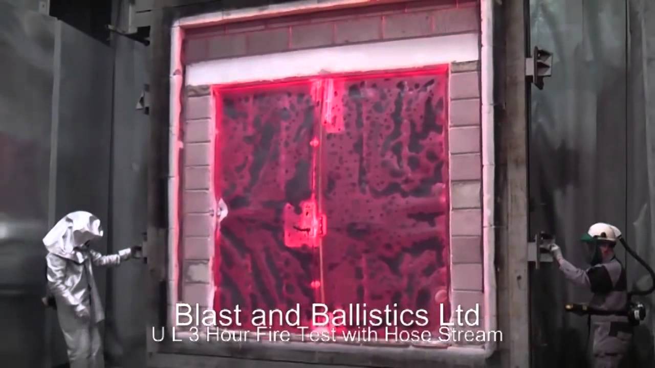 U L 3 hour fire test with hose stream - Fire protection from Blast and ...