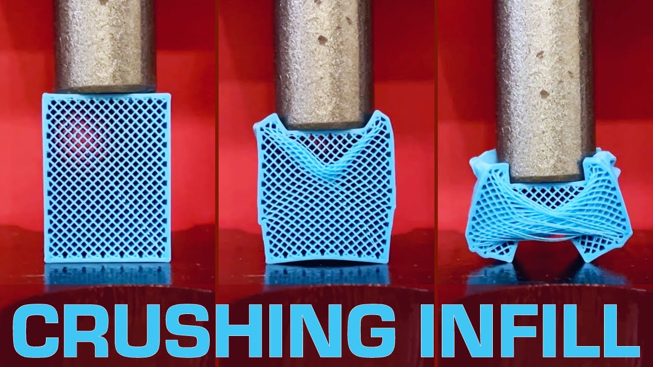 Learn How Infill Patterns Behave Under Stress | 3D Printing Experiment ...