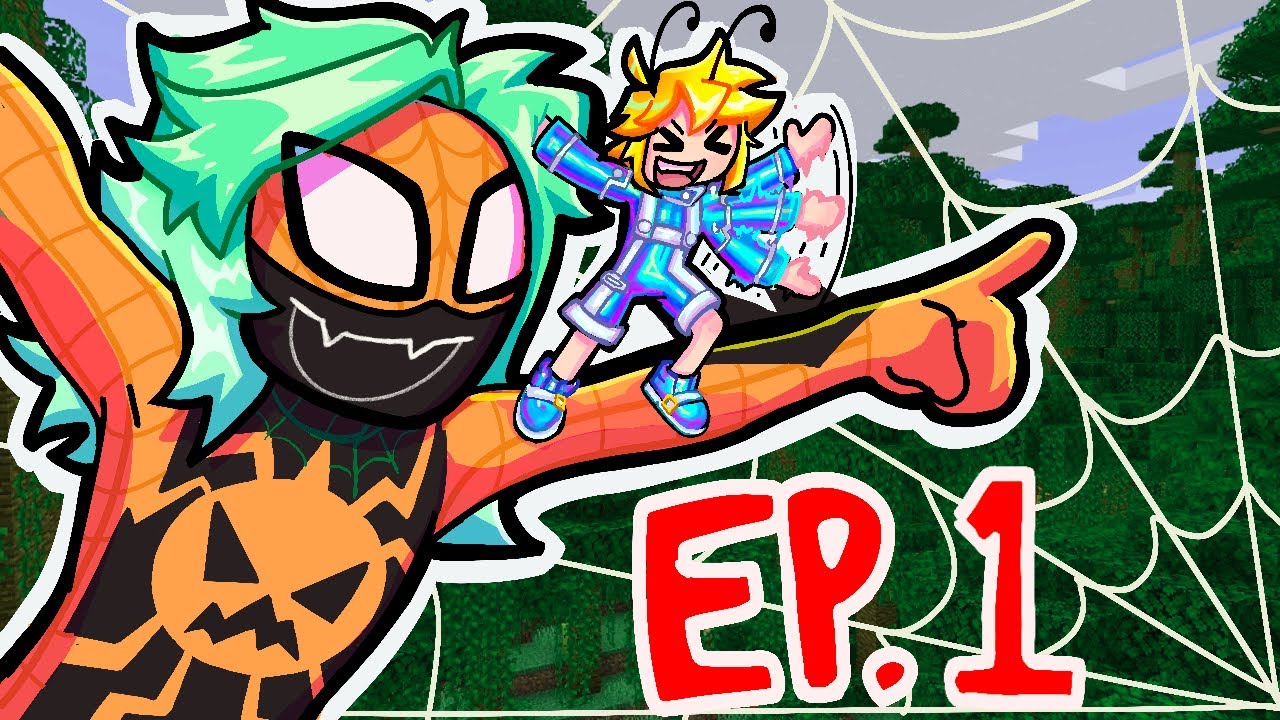 SmokeeBee Made an ORIGINS SMP and became SPIDERMAN - YouTube