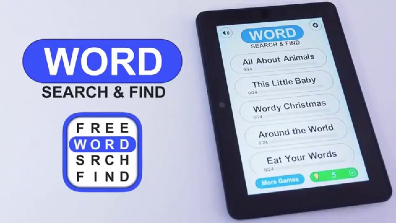 Word Search and Find by MochiBits - YouTube