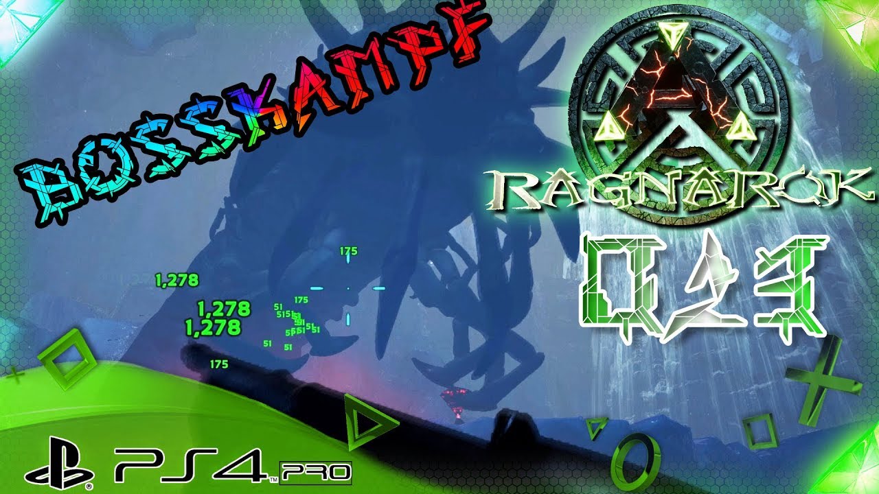 ARK Ragnarok PS4 🇩🇪 - Ice Worm Queen Bosskampf- #023 Let´s Play ARK ...