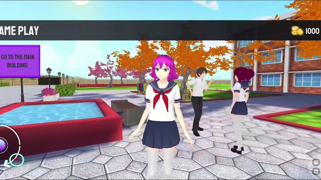 Happy in school. sakura high school girls gameplay - YouTube