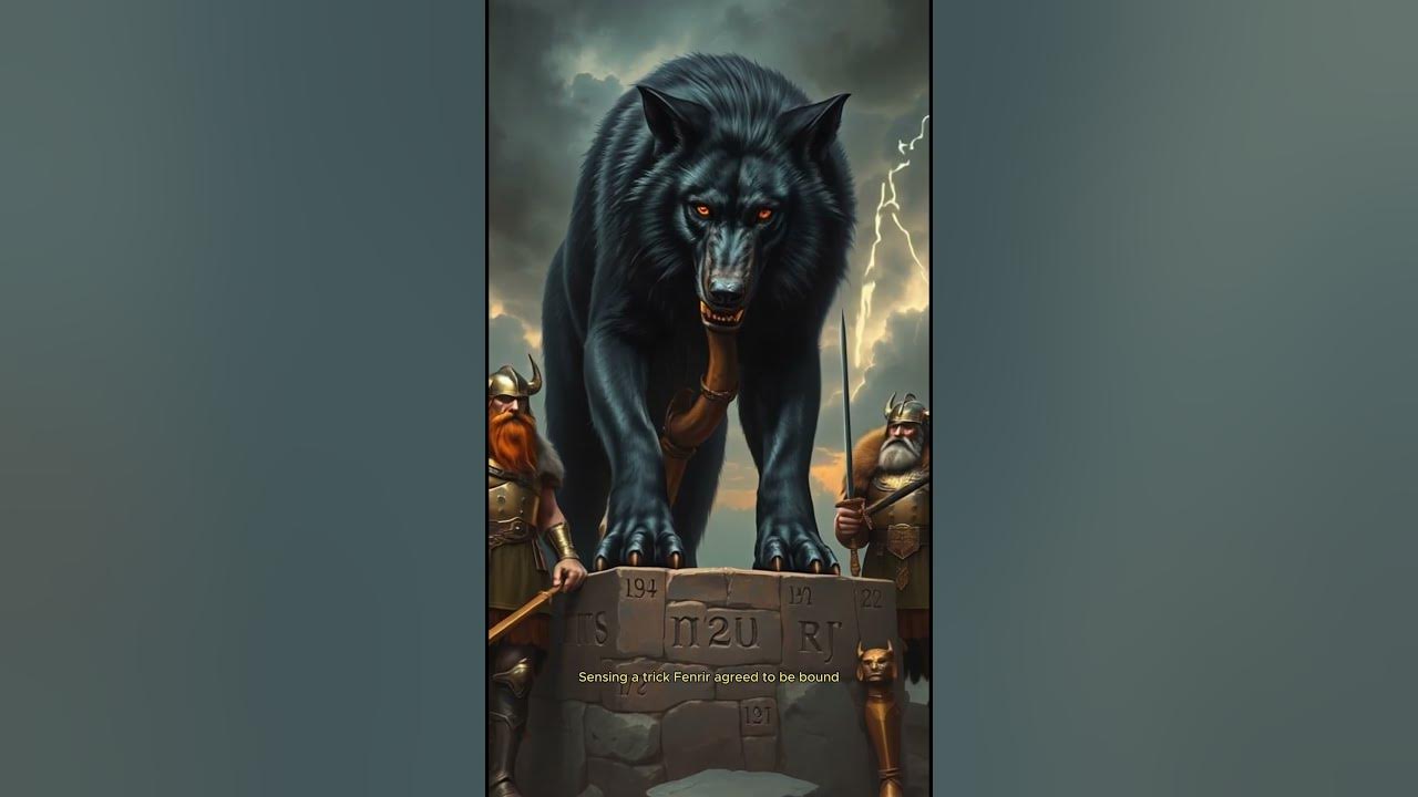 The Binding of Fenrir #NorseMythology #Fenrir #LegendaryTales #vikings ...