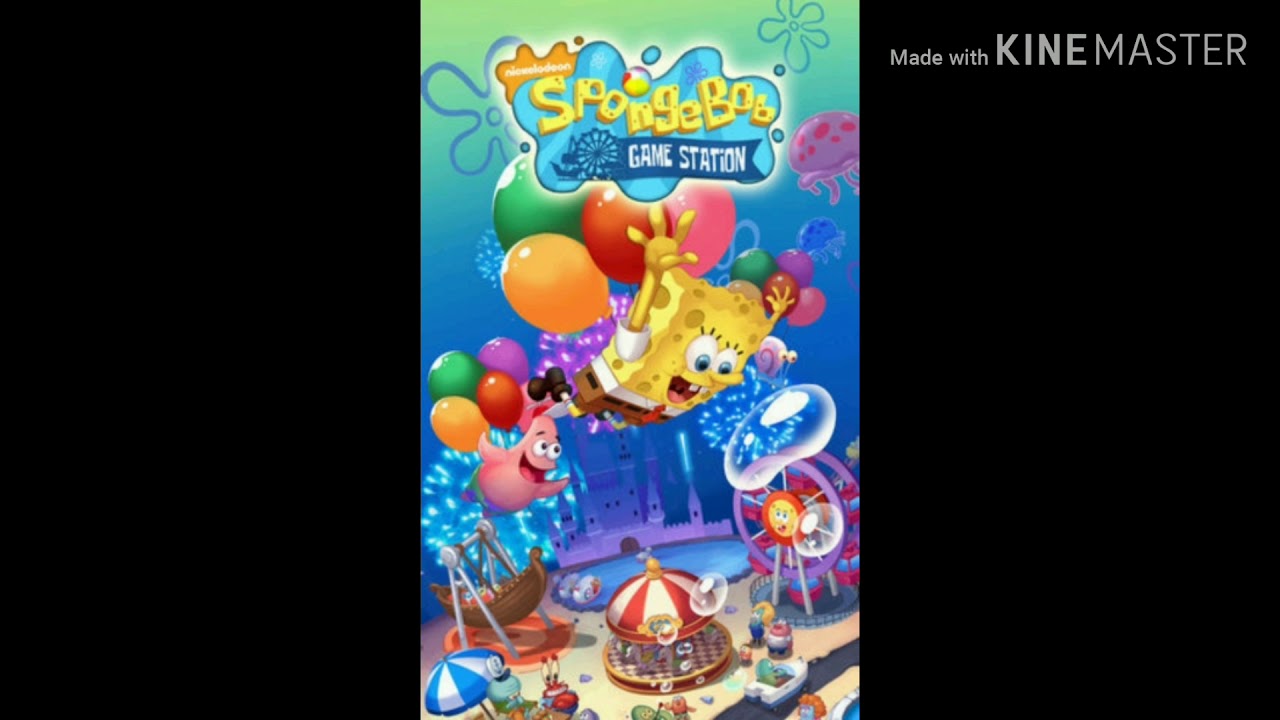 SpongeBob Game Station: Endless Run Theme/Match 3 Puzzle Menu - YouTube