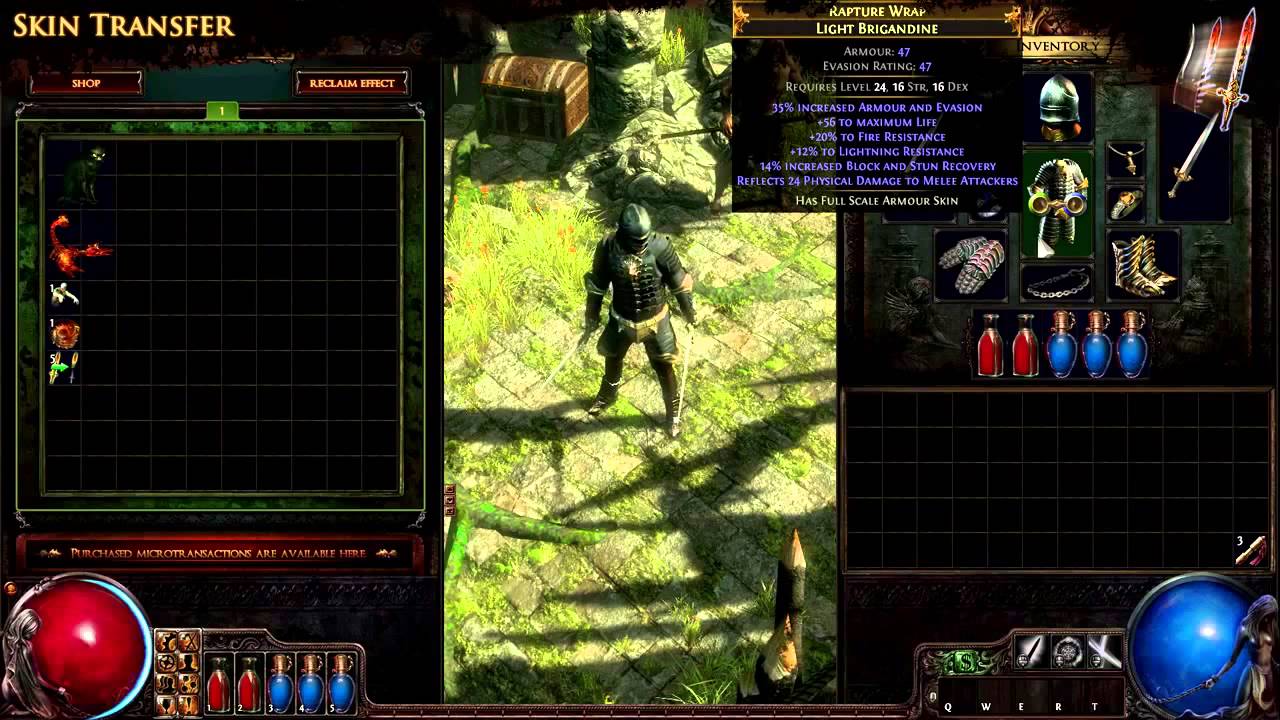 Path of Exile: Skin Transfer - YouTube