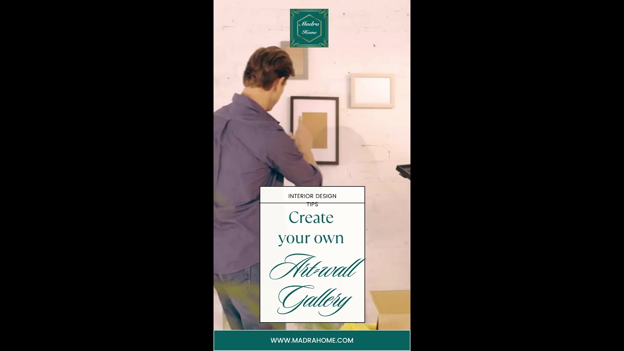 Design Tips - Create your own Art Wall Gallery - YouTube
