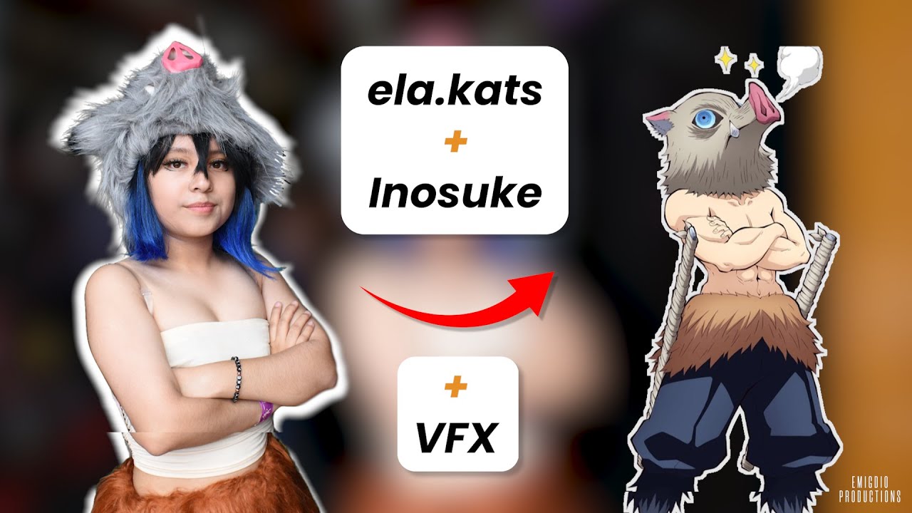 ¡Inosuke en la vida REAL! / Cosplayers + VFX - YouTube