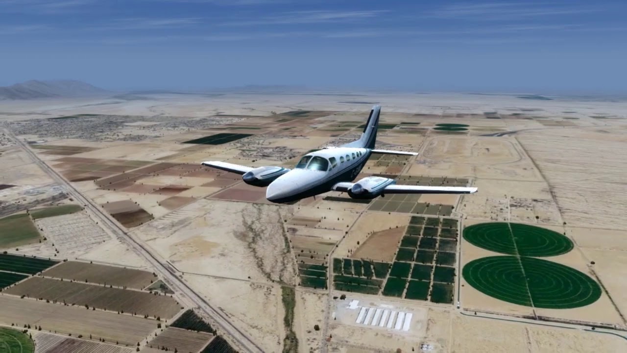 P3D v4.5 Performance Test with Radar Contact v4 || South to Tucson, AZ ...