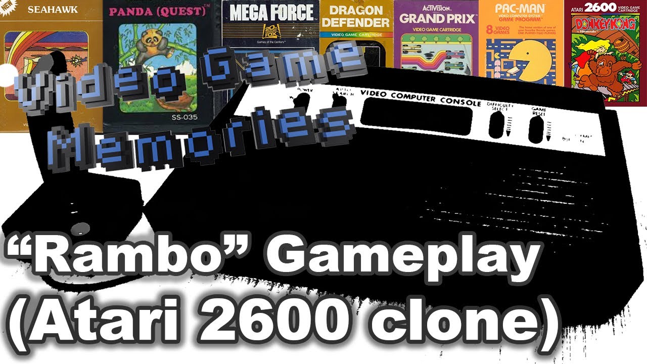 Revisiting the Rambo TV Game Console (Atari 2600 Clone) Tests and ...
